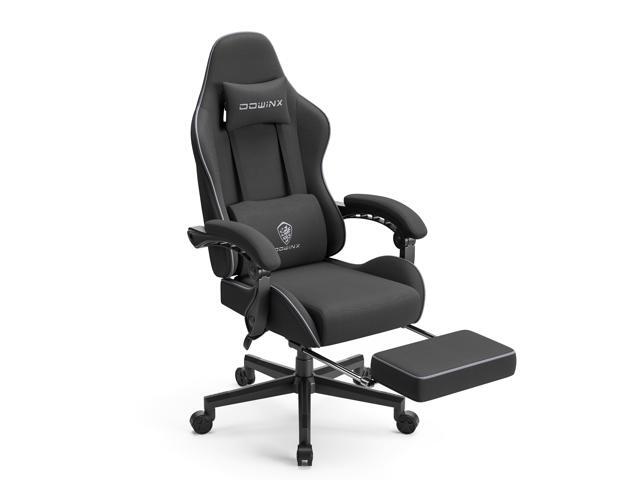 Click here for Dowinx Fabric Gaming Chair with Massage Lumbar Sup... prices
