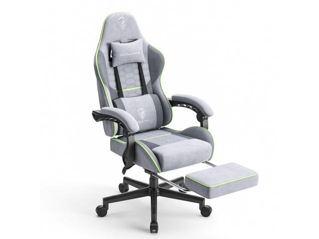 Click here for Dowinx Fabric Gaming Chair with Massage Lumbar Sup... prices