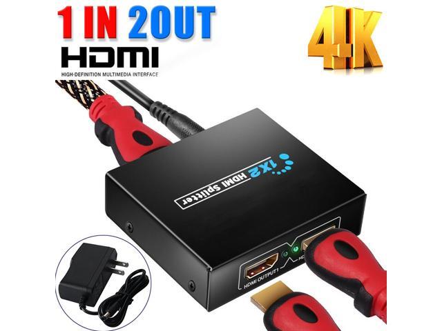 Click here for HDMI 1 in 2 out 1080p 4K 1x2 HDCP Stripper 3D Spli... prices