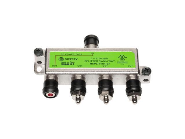 Click here for DirecTV AT & T 4 way power passing splitter prices