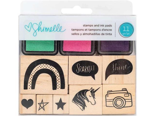 Click here for American Crafts Wooden Stamps & Ink Pads Shimelle... prices