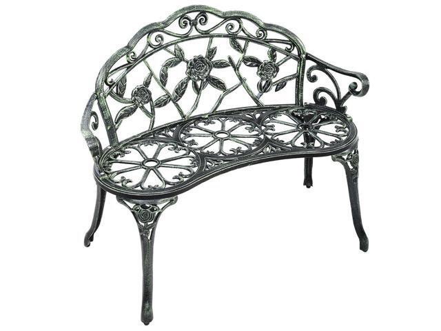 Click here for Costway Patio Garden Bench Chair Style Porch Cast... prices