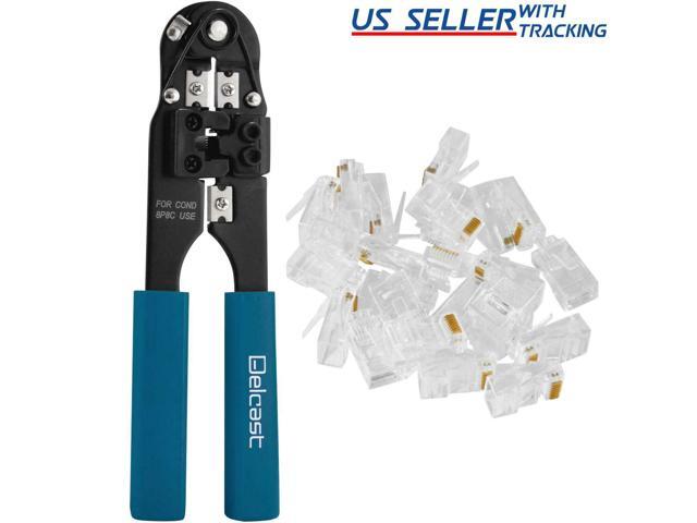 Click here for Cable Crimper Tool & 50 Connectors for CAT5 CAT5e... prices