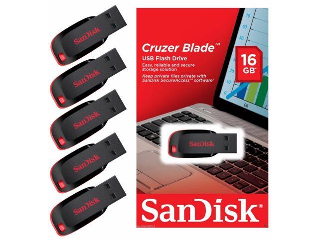 Click here for 5 x SanDisk 16GB Cruzer Blade USB Thumb Pen Flash... prices