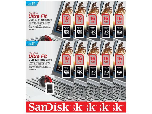 Click here for 10 x SanDisk 16GB USB 3.1 Ultra Fit 16G SDCZ430 13... prices