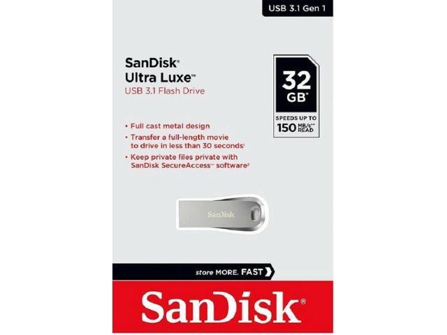 Click here for SanDisk Ultra Luxe 32GB SD CZ74 SDCZ74 32G USB 3.1... prices