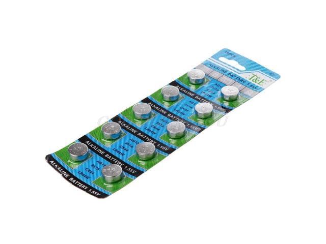 Click here for 10Pcs AG13 A76 LR44 357A S76E G13 Button Coin Shap... prices