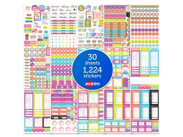 Click here for Avery Budget Planner Sticker Variety Pack  30 Stic... prices