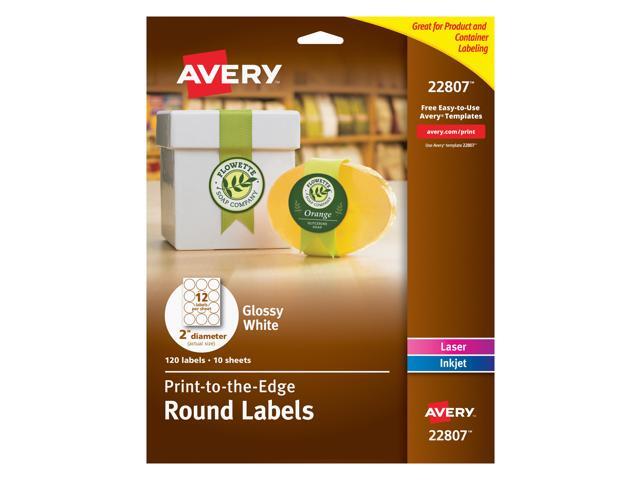 Click here for Avery Round True Print Labels 2 dia White 120/Pack... prices