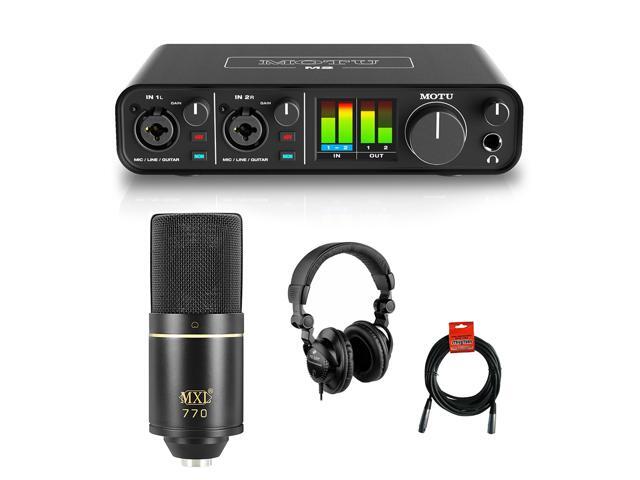 Click here for Motu M2 2x2 USB Audio Interface with MXL 770 Cardi... prices