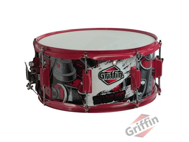 Click here for Snare Drum by GRIFFIN Birch Wood Shell 14x6.5 with... prices