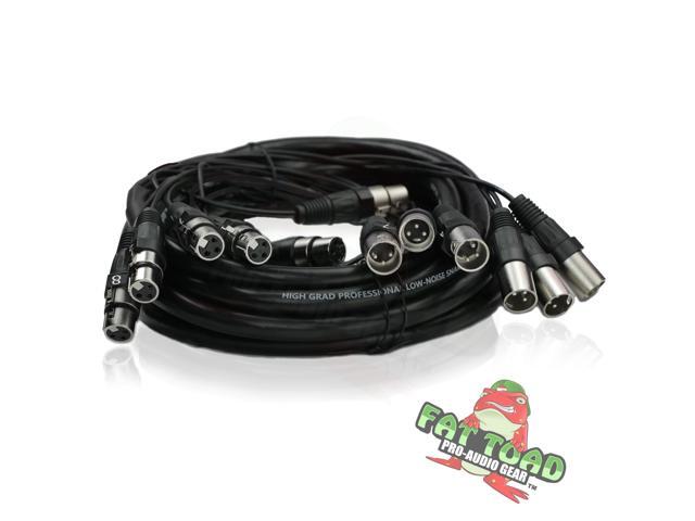 Click here for XLR Snake Cable (8 Channels) 20 FT by FAT TOAD Pat... prices