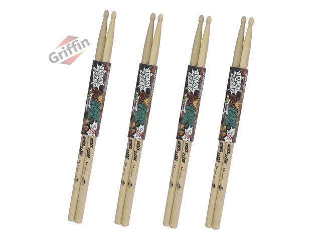 Click here for GRIFFIN Attack Zzzap Drum Sticks - 4 Pairs of Sele... prices