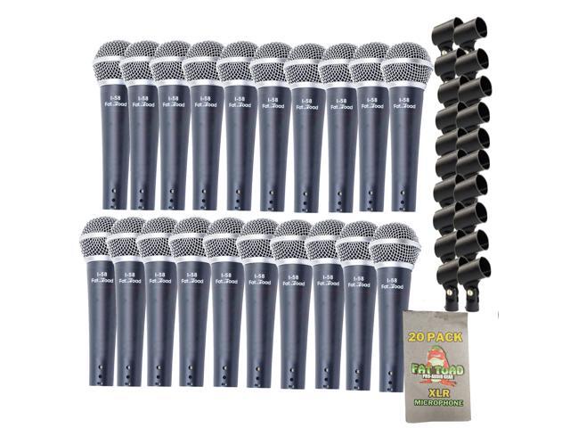 Click here for 20 PACK Cardioid Dynamic Microphones & Clips by FA... prices