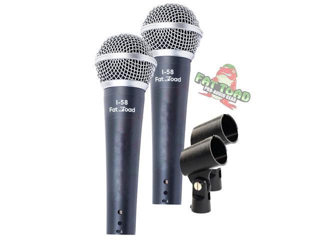 Click here for Dynamic Vocal Microphones with Clips (2 Pack) FAT... prices