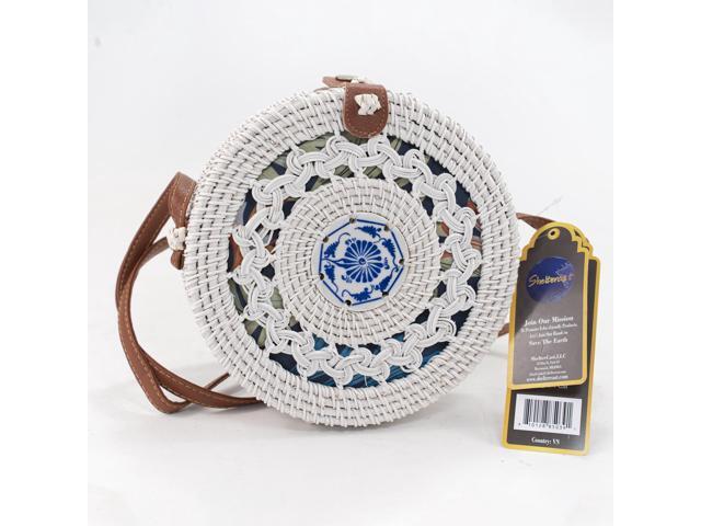 Click here for Round Rattan bag Womens shoulder bags beach bags L... prices
