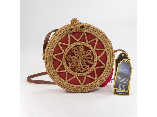 Click here for Handwoven Round rattan bag for Women Shoulder bags... prices