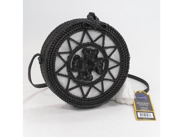 Click here for Handwoven Round rattan bag for Women Shoulder bags... prices