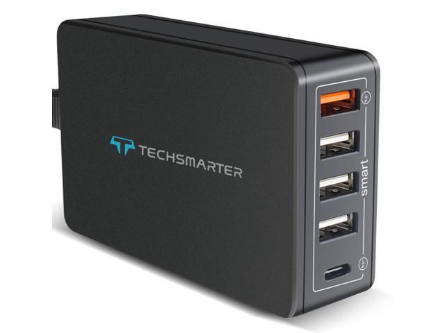 Click here for Techsmarter 5-Port 63W USB-C PD Desktop Charging S... prices