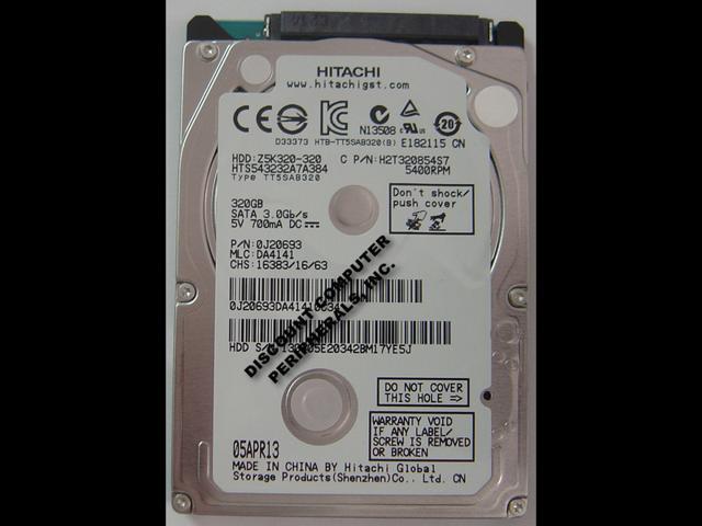 Click here for HGST Travelstar Z5K320 HTS543232A7A384 320 GB 2.5... prices
