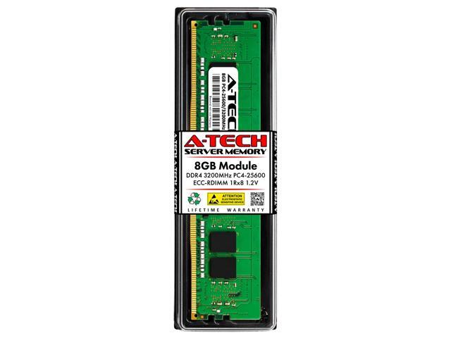 Click here for A-Tech 8GB 1Rx8 PC4-25600 DDR4 3200 ECC REG RDIMM... prices