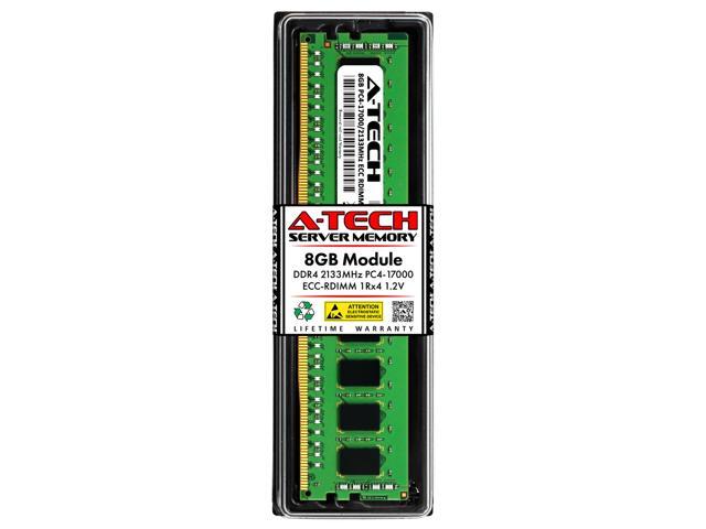 Click here for A-Tech 8GB 1Rx4 PC4-17000 DDR4 2133 ECC REG RDIMM... prices
