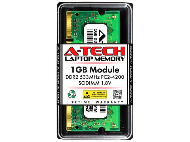 Click here for A-Tech 1GB DDR2 533MHz SODIMM PC2-4200 Non-ECC Unb... prices