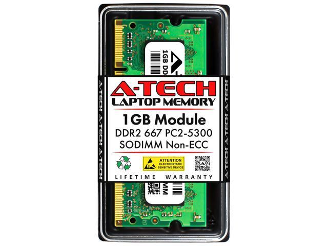 Click here for A-Tech 1GB DDR2 667MHz SODIMM PC2-5300 Non-ECC Unb... prices