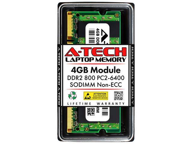 Click here for A-Tech 4GB DDR2 800MHz SODIMM PC2-6400 Non-ECC Unb... prices