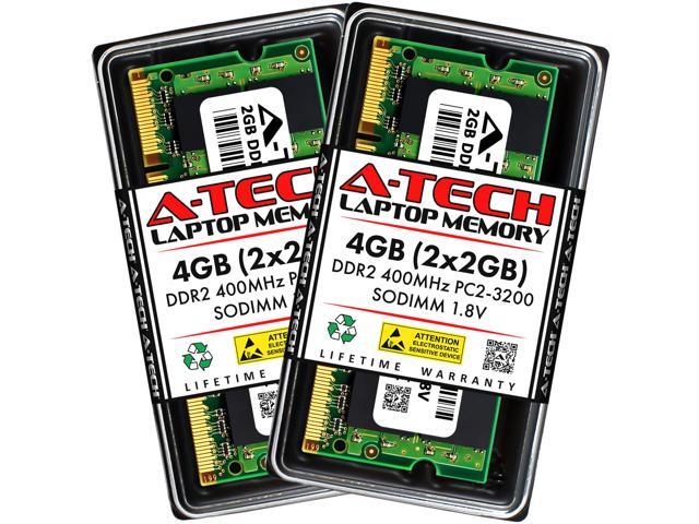 Click here for A-Tech 4GB (2x2GB) DDR2 400MHz SODIMM PC2-3200 Non... prices