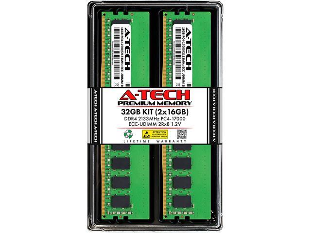 Click here for A-Tech 32GB (2x16GB) 2Rx8 PC4-17000 / PC4-17000E D... prices
