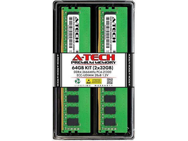 Click here for A-Tech 64GB (2x32GB) 2Rx8 PC4-21300 / PC4-21300E D... prices