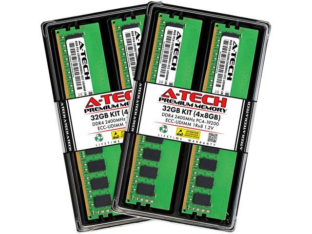 Click here for A-Tech 32GB (4x8GB) 1Rx8 PC4-19200 / PC4-19200E DD... prices