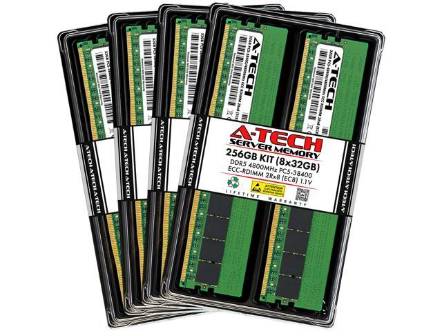 Click here for A-Tech 256GB (8x32GB) 2Rx8 PC5-38400R DDR5 4800 MH... prices