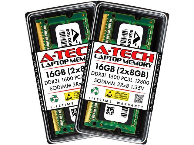 Click here for A-Tech 16GB (2x8GB) DDR3 / DDR3L 1600MHz SODIMM PC... prices