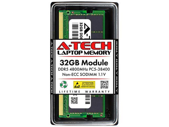 Click here for A-Tech 32GB DDR5 4800MHz SODIMM PC5-38400 Non-ECC... prices