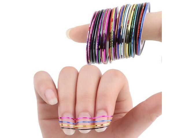 Click here for 32Pcs Mixed Colors Rolls Striping Tape Line DIY Na... prices