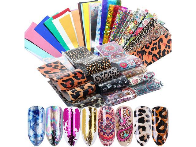 Click here for 50 Sheets Holographic Flower Nail Foils Decal Nail... prices