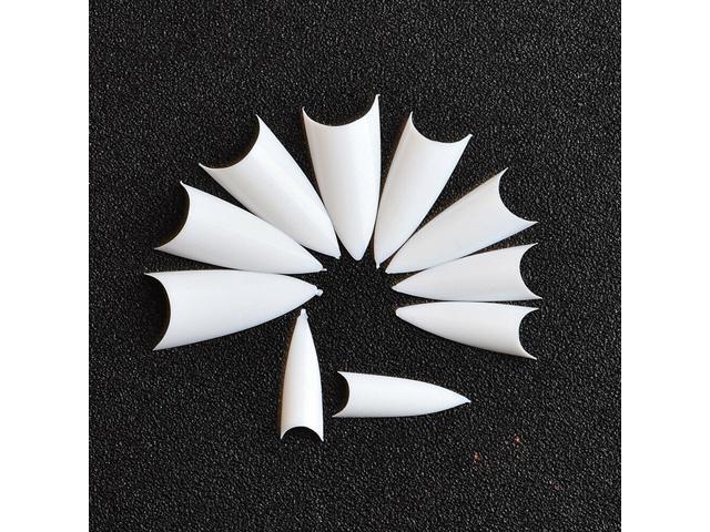 Click here for 1000Pcs Stiletto French False Fake Acrylic Nail Ti... prices