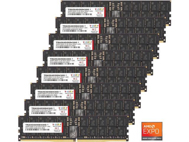 Click here for V-COLOR DDR5 512GB (64GBx8) 5600MHz CL36 4Gx4 2Rx4... prices