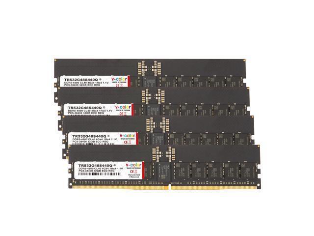 Click here for V-COLOR DDR5 128GB (32GBx4) 4800MHz CL40 4Gx4 1Rx4... prices