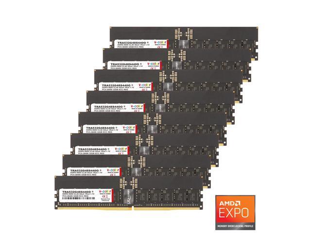 Click here for V-COLOR DDR5 256GB (32GBx8) 4800MHz CL36 4Gx4 1Rx4... prices