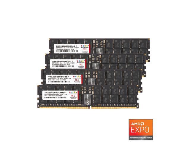 Click here for V-COLOR DDR5 384GB (96GBx4) 6000MHz CL34 6Gx4 2Rx4... prices