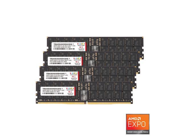 Click here for V-Color DDR5 256GB (64GBx4) 5600MHz CL36 4Gx4 2Rx4... prices
