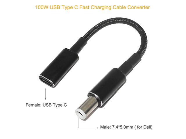 Click here for 100W USB-C Type C Female to 7.4mm 5.0mm DC Tip PD... prices