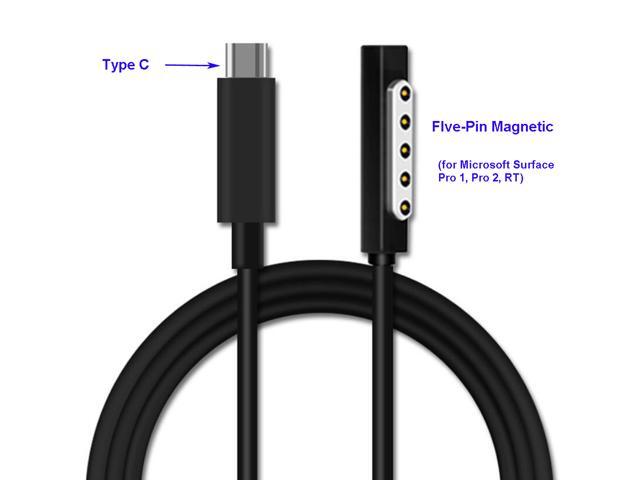 Click here for USB-C Type-C to Surface 5 Pin Magnetic Cable for M... prices