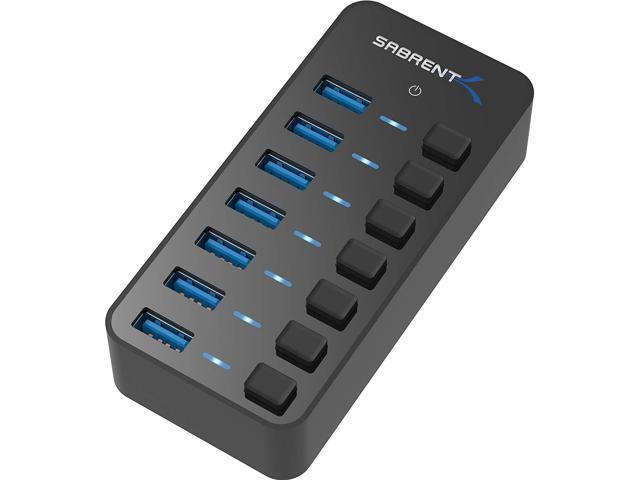 Click here for SABRENT 36W 7-Port USB 3.0 Hub with Individual Pow... prices