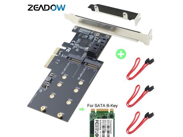 Click here for PCI-E 3.0 X4 to 2x M.2 NGFF SATA Based B-Key SSD P... prices