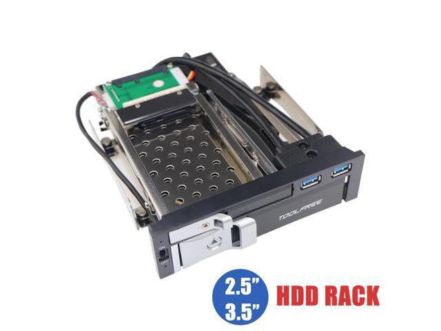 Click here for 5.25 Optical Dual Bay Tray Less Mobile Rack Enclos... prices