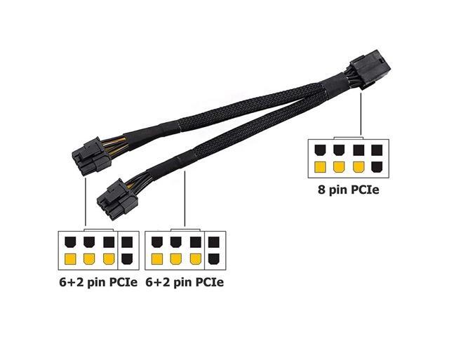 Click here for 1PC PCI-E 8-pin To Dual 6+2-pin (6-pin/8-pin) Powe... prices